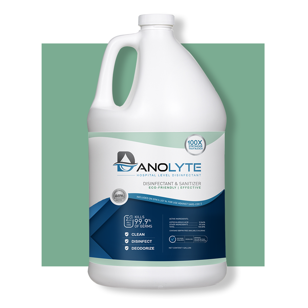 Danolyte Disinfectant 1 Gallon | 500ppm HOCl | Free available chlorine