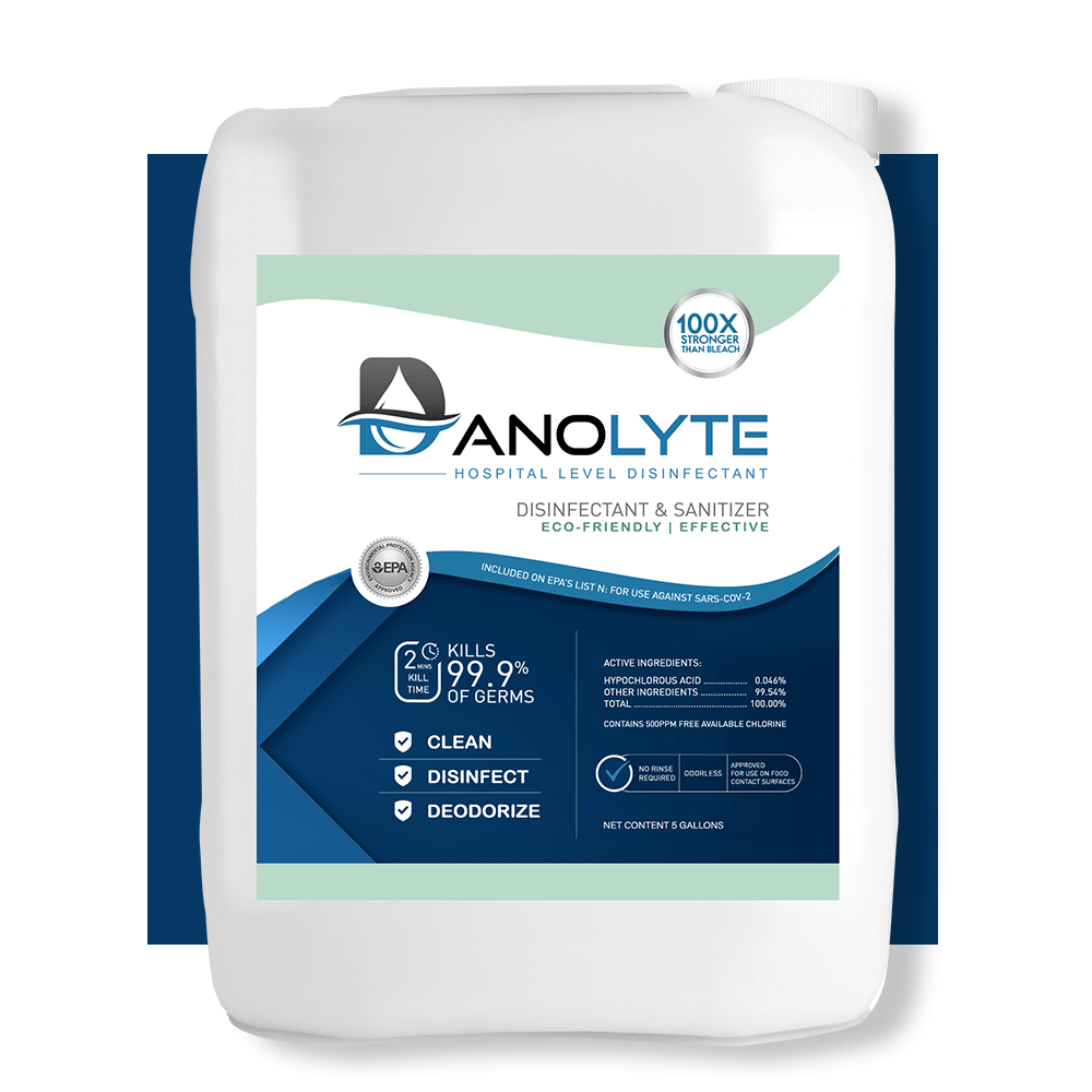 Danolyte Disinfectant 5 Gallon | Industrial HOCl